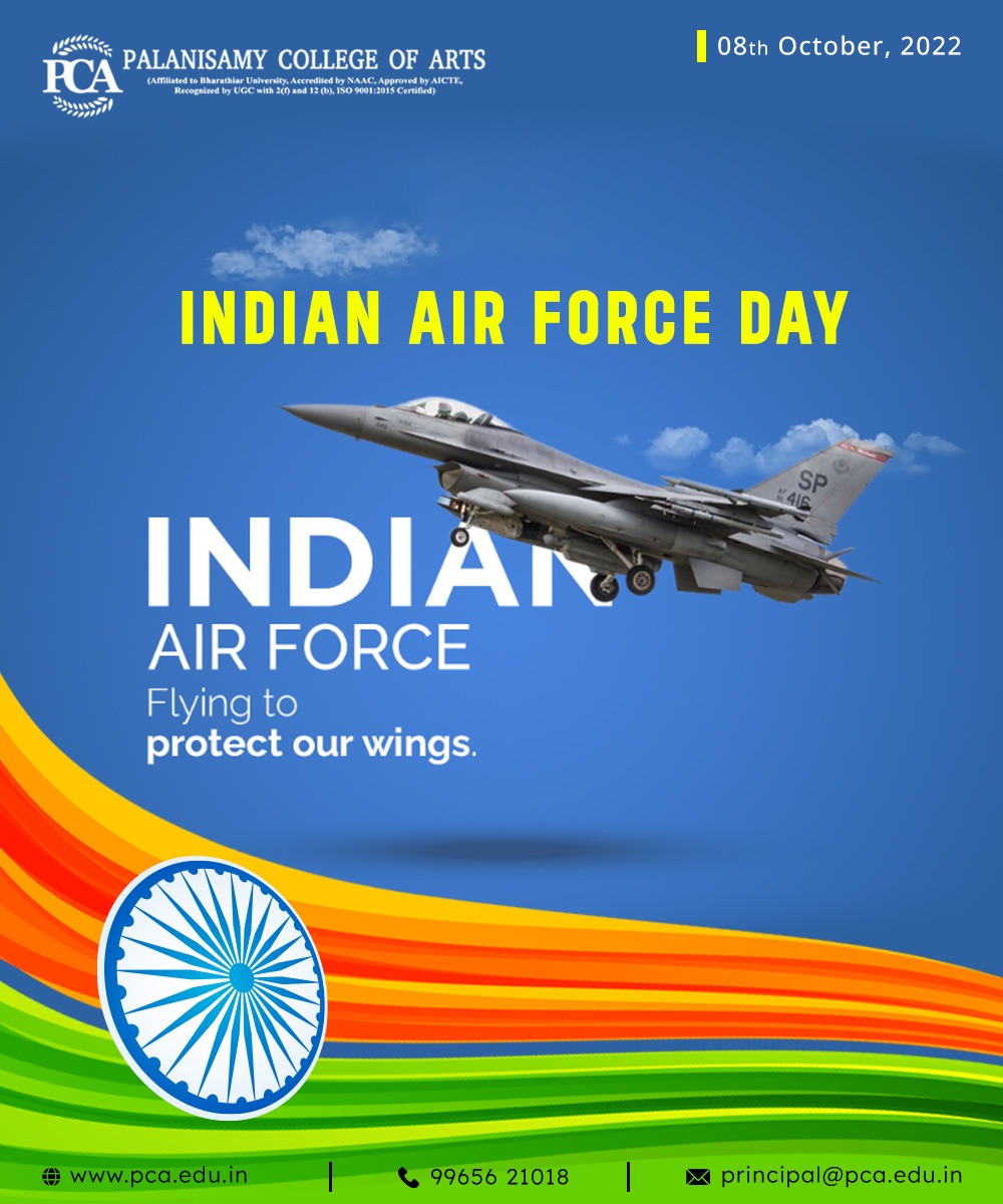 Indian Air Force Day - Palanisamy College Of Arts