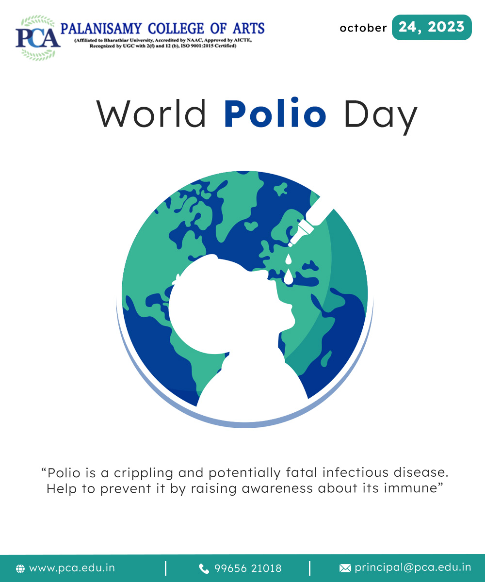 World Polio Day - Palanisamy College Of Arts